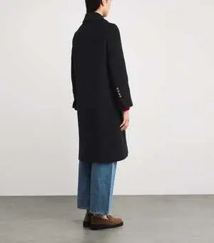 Maje Wool-blend Double-breasted Pea Coat