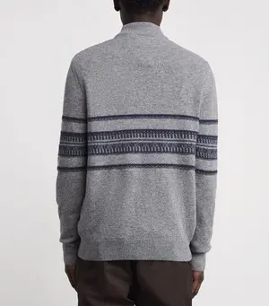Barbour Lambswool Kepwick Half-zip Sweater - Grey