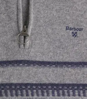 Barbour Lambswool Kepwick Half-zip Sweater - Grey