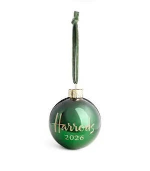Harrods 2026 Year Bauble - Green