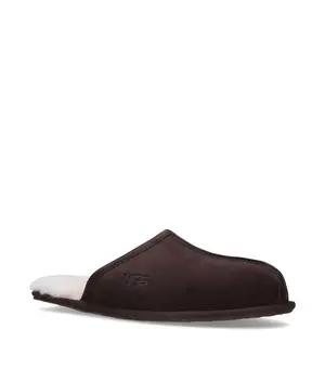UGG Suede Scuff Slippers - Brown