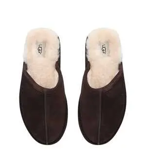 UGG Suede Scuff Slippers - Brown