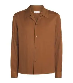 Men's Brown Long Sleeve Shirts