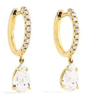 ANITA KO Diamond Huggie Earrings