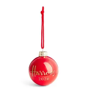 Harrods 2026 Year Bauble - Red