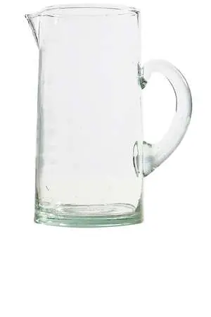 VERVE CULTURE Moroccan Cone Jug - Clear