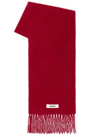 Jacquemus Large Echarpe Carro - Dark Red