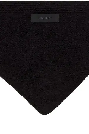 Jacquemus Le Chale Gros Grain - Black