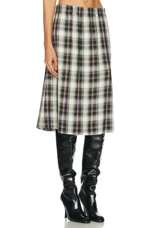 Acne Studios Izetta Check Skirt