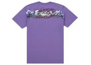 Supreme Tag Tee Shirt - Purple