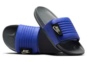Nike Offcourt Adjust Slides - Lapis/dark Smoke Grey/coconut Milk