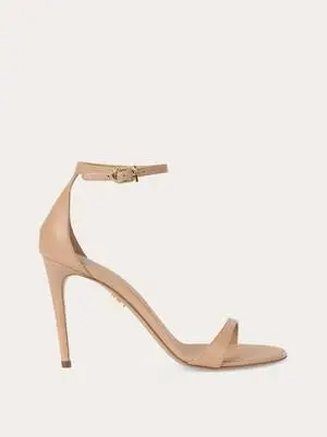 FERRAGAMO Strappy Stiletto Sandal - Beige
