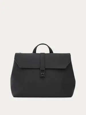 FERRAGAMO Hug Buckle Briefcase - Black