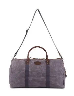 TSD BRAND Hillside Tough Weather Ready Duffel - Grey