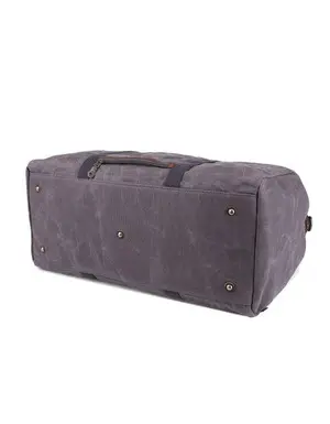 TSD BRAND Hillside Tough Weather Ready Duffel - Grey