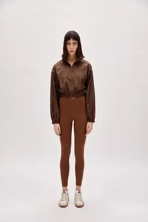 PCFG Cropped Sweatshirt - Brown