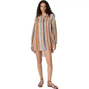 Missoni Cotton And Silk Shirt With Zigzag Pattern