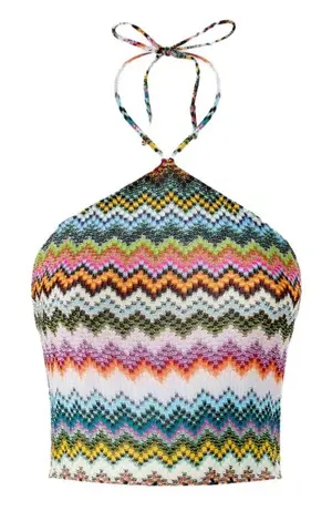 Missoni Lame Viscose Halter Top