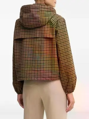 Barbour Checked Hooded Jacket