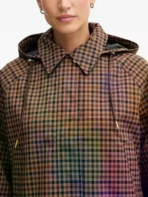 Barbour Checked Hooded Jacket