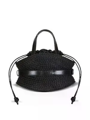 Balmain Mini Belt Tote Bag - Black