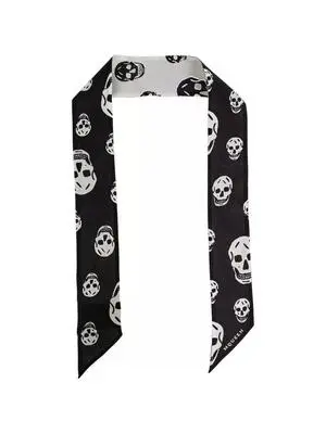 Alexander McQueen Skull-print Scarf - Black