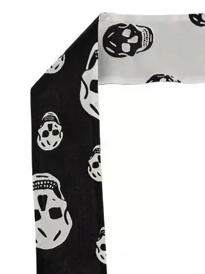 Alexander McQueen Skull-print Scarf - Black