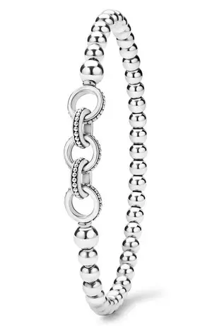 Lagos Sterling 5-ring Stretch Bracelet
