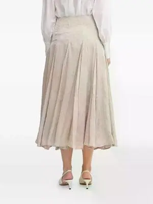 HOSS INTROPIA Textured Pleated Midi Skirt