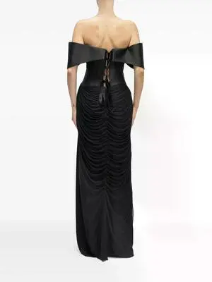 ARAFTU Off-the-shoulder Corset Gown