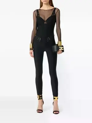 Elisabetta Franchi Tulle Jumpsuit
