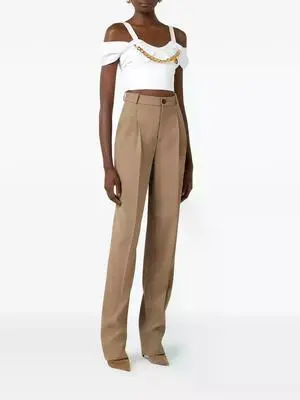 Elisabetta Franchi Button-fastening Trousers