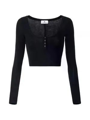 Elisabetta Franchi Logo Blouses