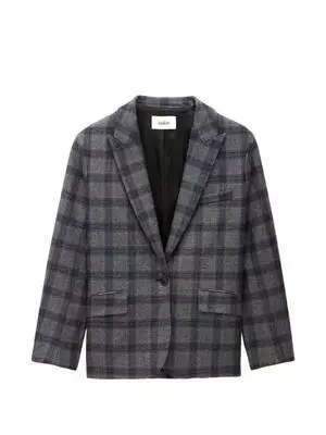 Ba&sh Checked Single-breasted Blazer