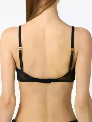 Elisabetta Franchi Monogram Tulle Bra
