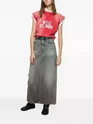 Acne Studios Panelled Midi Skirt