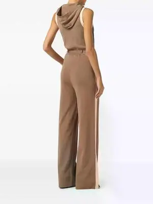 Elisabetta Franchi Hooded Belted Jumpsuit