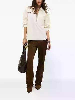 Ba&sh Embellished Shirt - Neutrals