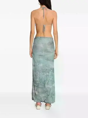AMIR SLAMA X Jade Picon Cut-out Maxi Dress
