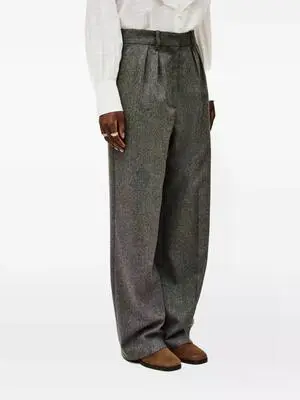 Ba&sh Wani Pleated Trousers - Grey