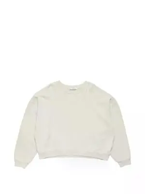 Acne Studios Rubber Logo Fleece Sweatshirt