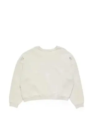 Acne Studios Rubber Logo Fleece Sweatshirt