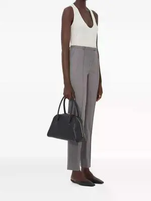 Loulou De Saison Malka Pleated Tapered Trousers - Grey