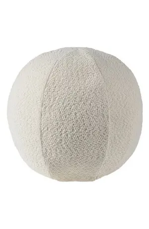 RENWIL Solan Round Bouclé Pillow - Ivory