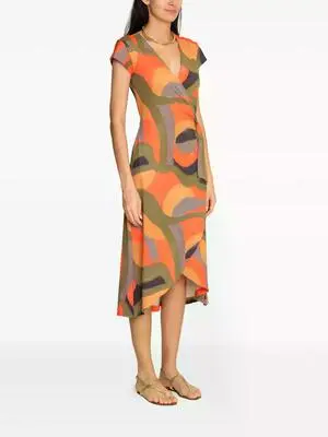 LYGIA & NANNY Printed Wrap Dress