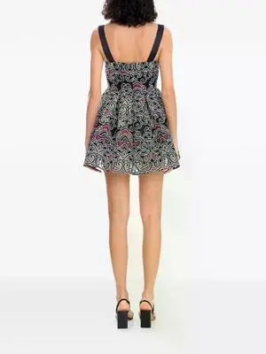 OLYMPIAH Arabesco Print Strap Dress