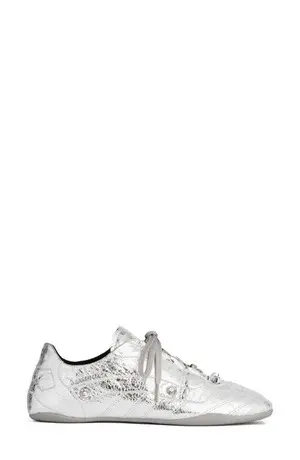 Balenciaga Zen City Metallic Sneakers - Silver/silver