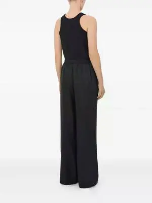 Loulou De Saison Lars Lace-stitch Trousers - Black