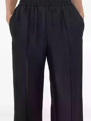 Loulou De Saison Lars Lace-stitch Trousers - Black
