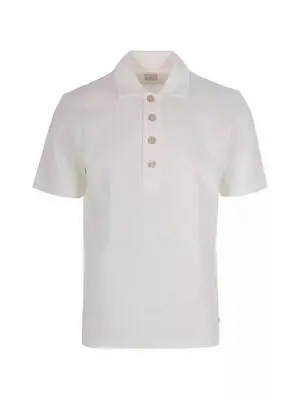 Eleventy Buttoned Polo Shirt - White
